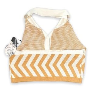 Jolie & Joy by FCT With Love | Sweaters | Sweater Vest Tan Chevron Knit ...